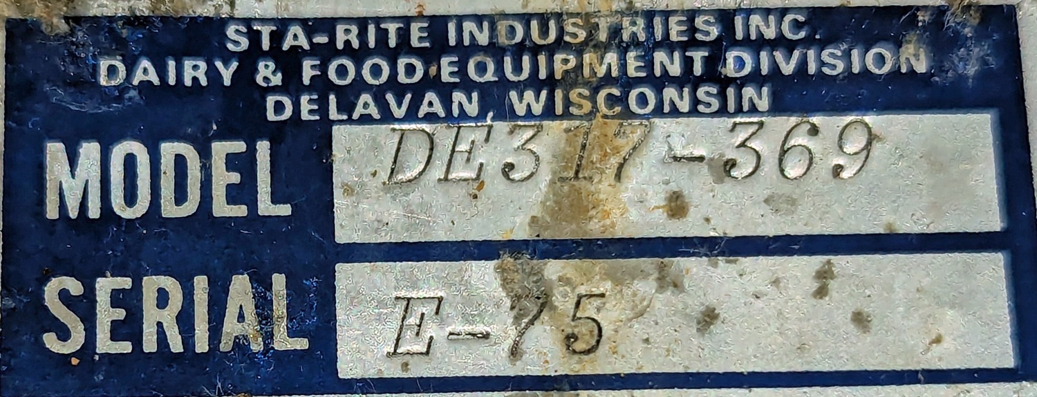 Box Only for Sta-Rite Washer