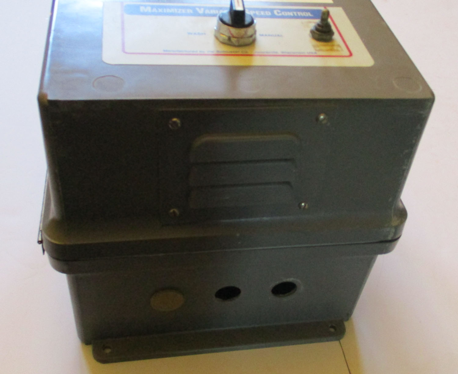 Control Maximizer Variable Speed for Milk Pump