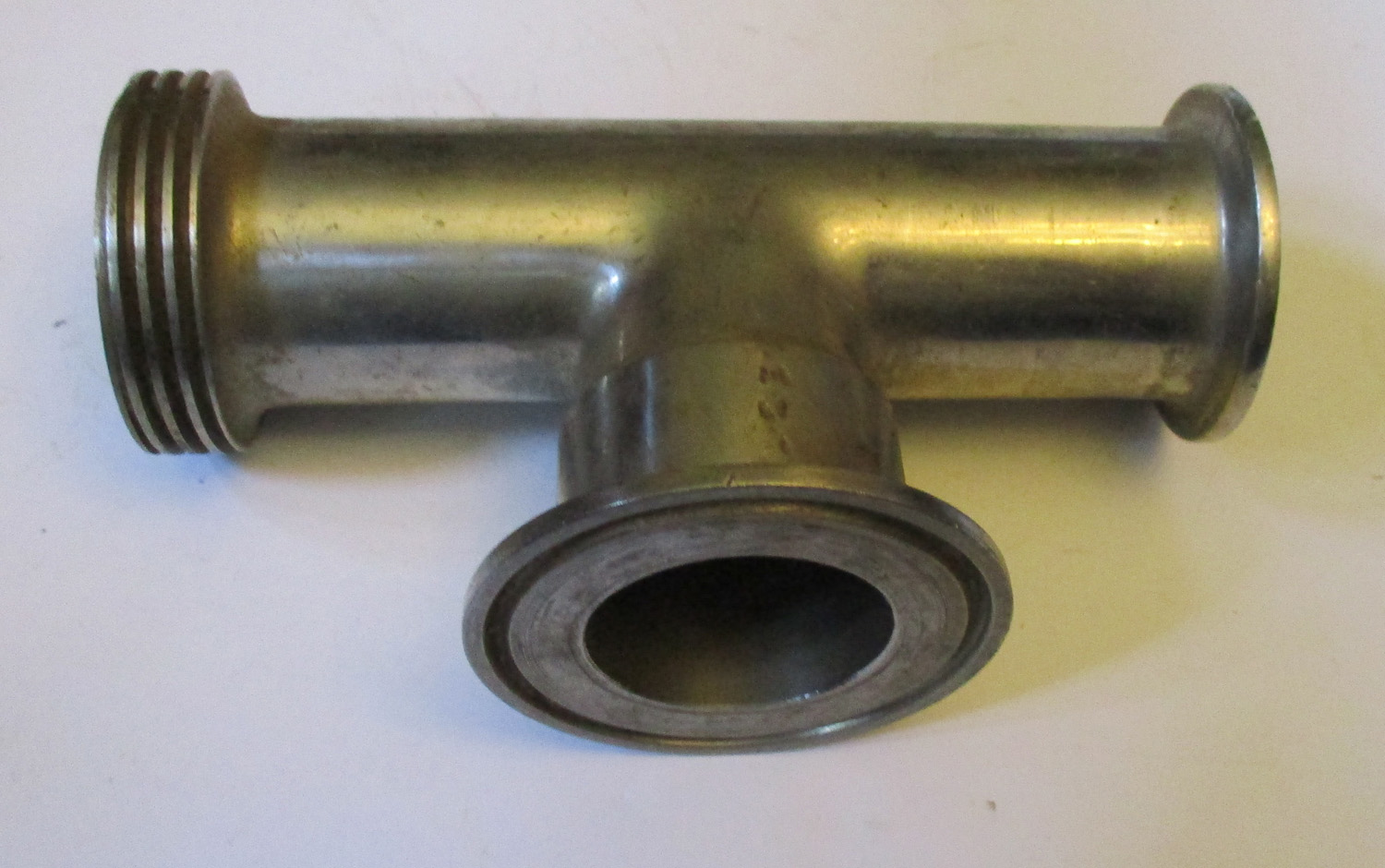 Tee, 2" Tri-Clover by 2 1/2" Tri-Clover by 2" THRD