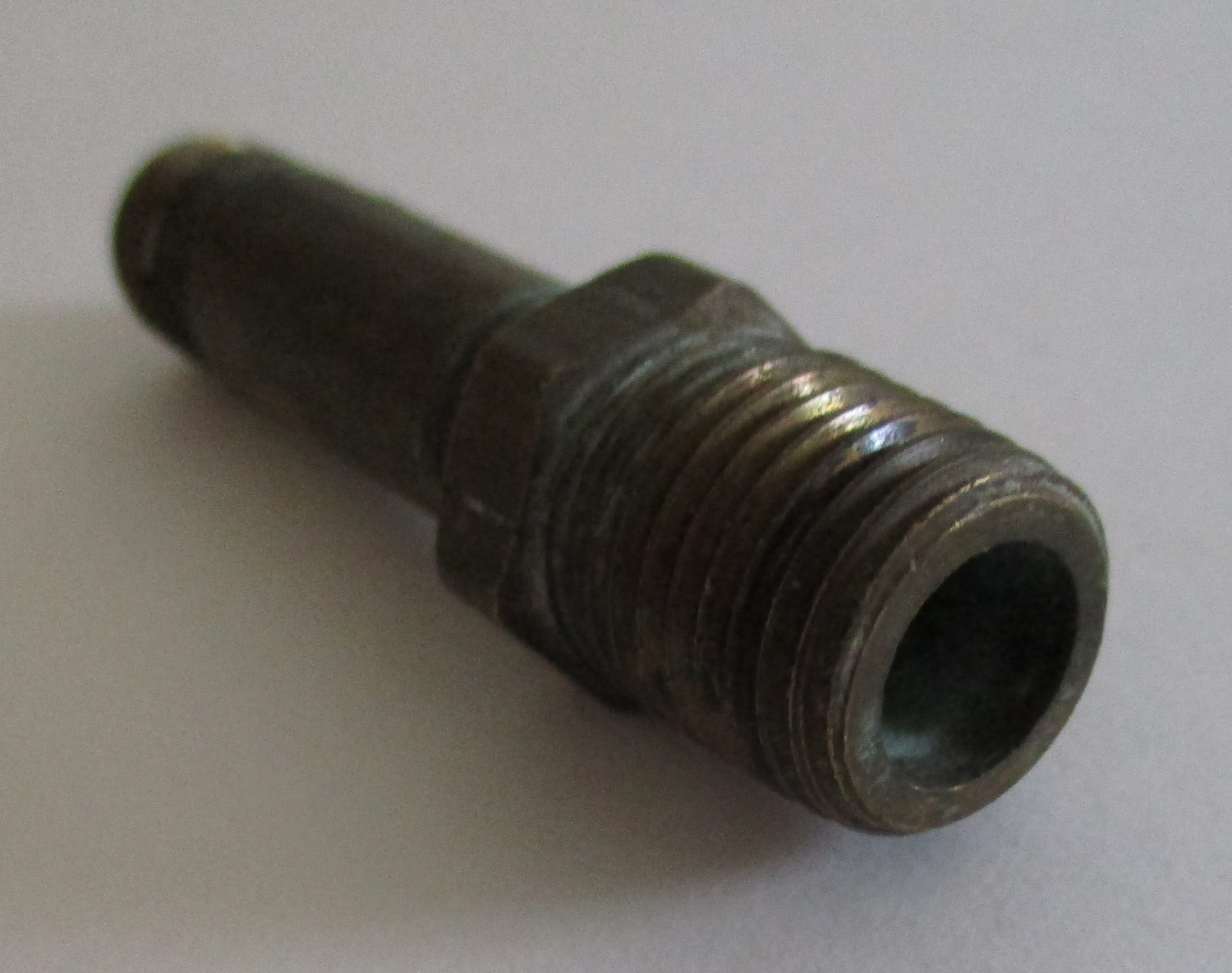 Bushing w/Coupling Pipe. 2"L, 1/2"OD & 3/8"OD